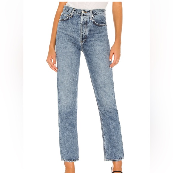 Agolde | Jeans | Nwt Agolde 9s Pinch Waist High Rise Straight Jeans ...
